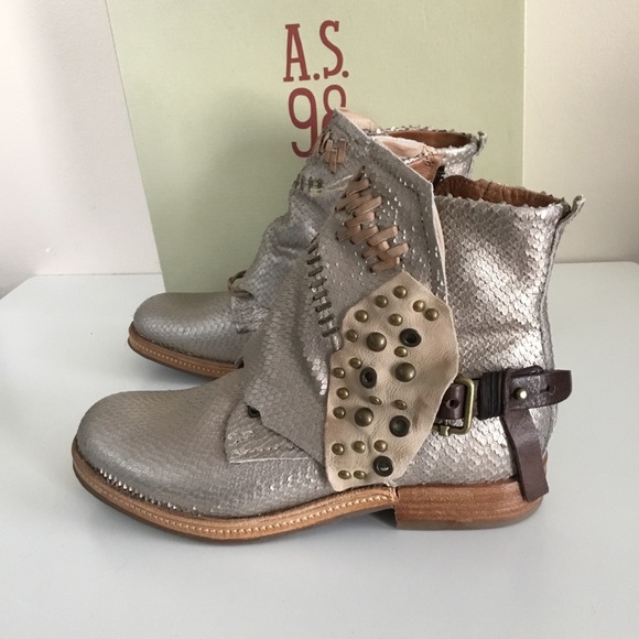 A.S.98 | Shoes | Nwt As98 Riverbed Combat Boots Size 38 Us Size 7 | Poshmark